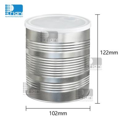 China Heat Resistant Food Safe Tin Cans 170ml-3000ml Capacity with Custom Branding Options for Cooking and Packaging for sale