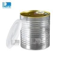 China Custom Food Tin Cans 1L 500ml 250g-800g Capacity with Food-Grade Tinplate and Custom Printing Options for sale