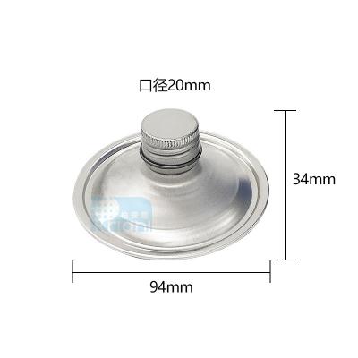 China 1L Tin Can Accessories with Rectangular Cap - Silver/Gold Color Options, 0.23-0.28mm Tinplate Material for sale