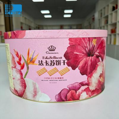 China Custom Tinplate Gift Tin Cans Round Oval Rectangular Shape 0.23mm Thickness for sale