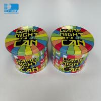 China CMYK 4 Color Printing Empty Round Tins Customized Shape Biscuit Tin Container for sale