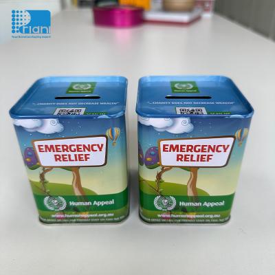 China Custom Multicolor Food Gift Tin Cans 500ml Metal Coffee Tea Sugar Canisters for sale
