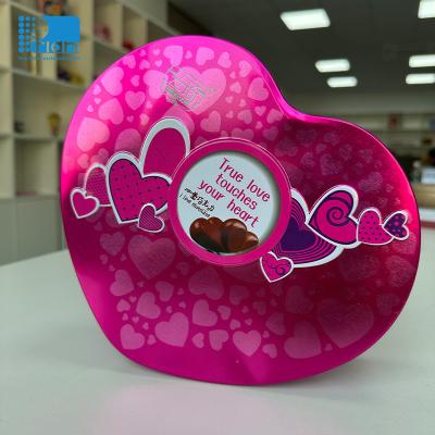 China Chocolate Gift Tin Cans Custom Logo Tin Candy Containers OEM Available for sale