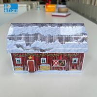China House Shape Candy Tin Can 0.21mm-0.35mm Metal Tinplate Food Packing Can for sale