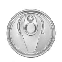 China 211#-7 Easy Open Aluminum Can Lid for 0.5L Food Grade Tin Cans - Φ75×140mm Size with 0.23mm Thickness for sale