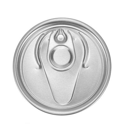 China 211#-7 Easy Open Aluminum Can Lid for 0.5L Food Grade Tin Cans - Φ75×140mm Size with 0.23mm Thickness for sale