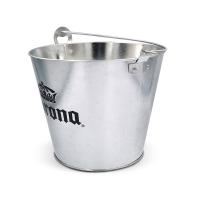 China Custom Tinplate Popcorn Tin Bucket Galvanized Metal Beer Bucket 750ml for Bar for sale