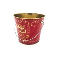 China Custom Metal Tin Wine Ice Bucket Stainless Steel 750ml 500ml with Handle for Beer for sale