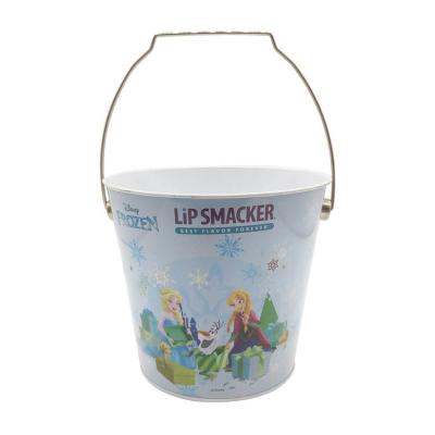 China Custom 4 Color Print Stainless Steel Wine Ice Bucket with Lid 750ml for sale