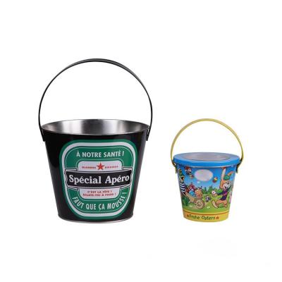 China Custom 4-Color Metal Wine Beer Ice Bucket 5L 10L Capacity with ISO9001 Certification for sale