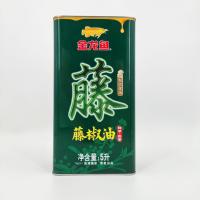 China Custom Empty Cooking Oil Tin Cans 0.23mm Thickness 1-20L Capacity Rectangular Food Packaging for sale