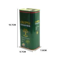 China 1L-20L Olive Oil Tin Can Container - Food Grade Tinplate with Custom Printing Options for sale