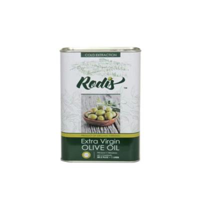 China Printing Customized 20 Liter Cooking Oil Can Rectangular For Food Packaging for sale