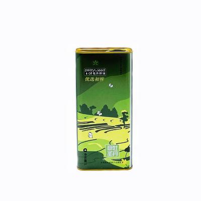 China Custom Printed Olive Oil Tin Cans - 0.23mm Thickness Tinplate Food Packaging in 1-20L Sizes for sale
