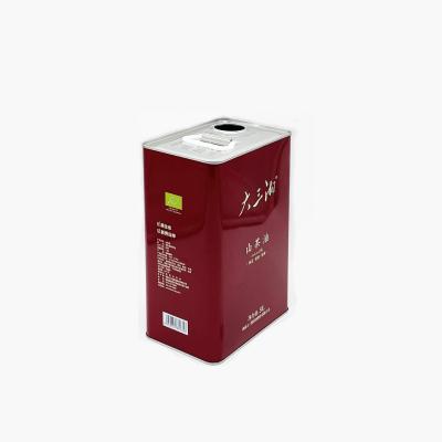 China Custom Printed Olive Oil Tin Cans 1L-20L Capacity with 0.23mm Tinplate Thickness for Food Packaging for sale
