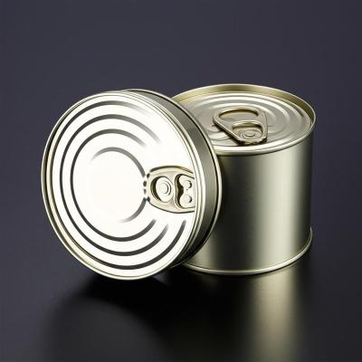 China Recyclable Metal Tin Cans with Easy Open Lids and Customized Logo for Versatile Packaging for sale
