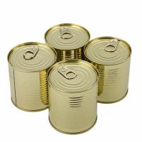 China Custom Logo Round Metal Tin Cans with Easy Open Lids 100 Percent Recyclable Packaging for sale