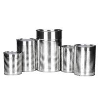 China Customized Logo Metal Tin Cans with Easy Open Lids and Recyclable Packaging for Various Sizes for sale