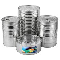 China Recyclable Metal Tin Cans with Easy Open Lids and Customized Logo for Versatile Packaging for sale