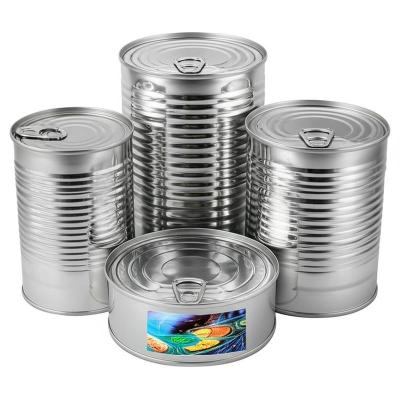 China Recyclable Metal Tin Cans with Easy Open Lids and Customized Logo for Versatile Packaging for sale