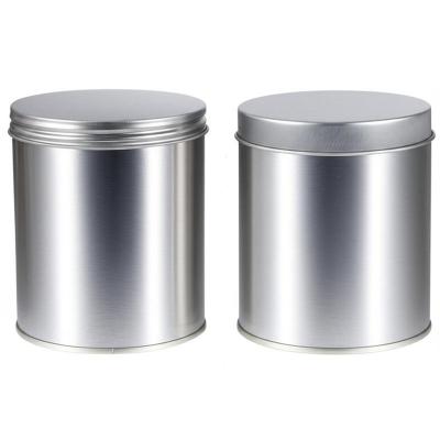China Metal Tin Cans with Easy Open Lids and Customized Logo Featuring High-Resolution Artwork (300dpi) for sale