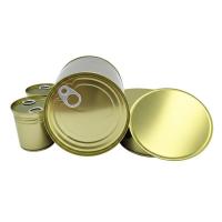 China Custom Metal Tin Cans with Easy Open Lids 100mm Round Recyclable Industrial Packaging for sale