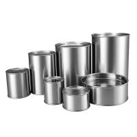 China Customized Logo Metal Tin Cans with Easy Open Lids and Recyclable Packaging for sale