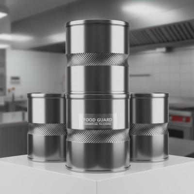 China Tinplate Food Storage Iron Cans 80-800ml with Surface Protruding Thread Smooth Polished Finish for Commercial Packaging for sale