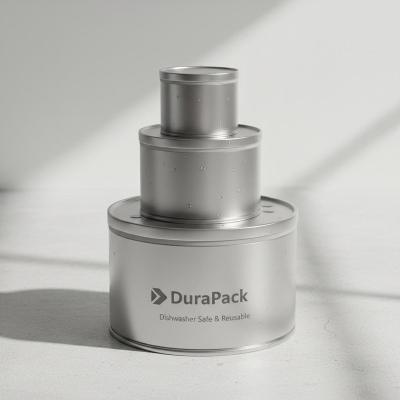 China Dishwasher Safe Metal Tin Cans Cylindrical High Corrosion Resistance 300dpi Custom OEM Packaging for sale