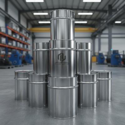 China Industrial Tinplate Cans Cylindrical 0.5L Smooth Polished Finish with Surface Protruding Thread for Secure Sealing for sale