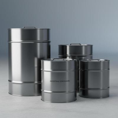 China Smooth Polished Tinplate Iron Cans 100ml Cylindrical with Protruding Thread for Industrial Packaging for sale
