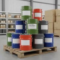 China Cylindrical Metal Tin Cans 300ml High Corrosion Resistance Dishwasher Safe for Industrial Packaging for sale