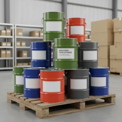 China Cylindrical Metal Tin Cans 300ml High Corrosion Resistance Dishwasher Safe for Industrial Packaging for sale