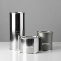 China Custom Size Iron Cans 100ml to 1000ml Glossy or Matte Finish Durable Cylindrical Metal Tins for Commercial Use for sale