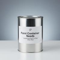 China Custom Paint Tin Cans 0.23-0.28mm Gauge with Lug Lid Pressure Cap for Paint Container Needs for sale