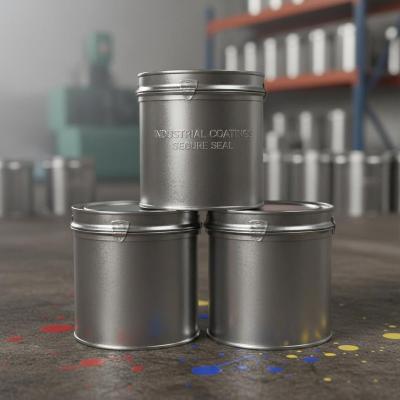 China Rust Resistant Paint Tin Cans with Pressure Cap Lug Lid 0.23mm to 0.28mm Tinplate Industrial Packaging for sale