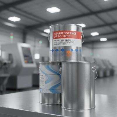 China Heat Resistant Paint Tin Cans 100°C OEM ODM Custom Metal Containers for Industrial Packaging for sale