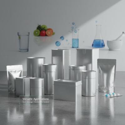 China Waterproof Metal Packaging 30-500ml Steel Aluminum Cans for Food Beverage Chemical Pharmaceutical for sale
