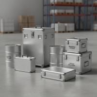 China Custom Steel Aluminum Metal Packaging Containers 30ml to 500ml Durable Industrial Storage for sale