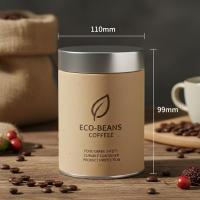 China Eco-friendly Coffee Tin Can 110x99mm Food Grade Durable Container for Coffee Packaging for sale