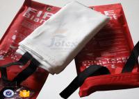 China CE Approved Glass Fiber Fire Retardant Blanket 0.43mm Thickness with EN-1869 Certification in Multiple Sizes 1x1M to 1.8x1.8M for sale