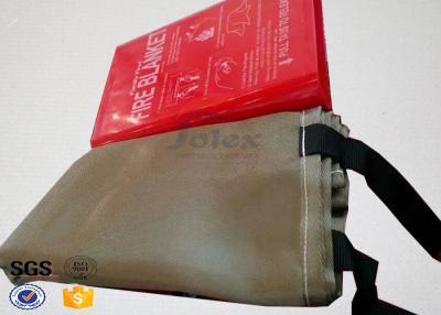 China Brown Fiberglass Welding Fire Blanket 1.8m x 1.8m - 1200°C Heat Resistant Protection for Industrial Safety for sale