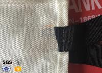 China Fire Resistant Fiberglass Fire Blanket 0.4mm Thickness 400g/m² Density for Kitchen and Emergency Use for sale
