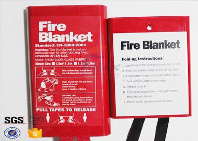 China Flame Retardant Fiberglass Fire Blanket - 500°C Heat Resistance, Multiple Sizes for Industrial & Home Safety for sale