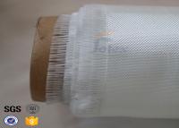 China 4oz and 6oz Plain White E-Glass Fiberglass Cloth for Surfboards - 136g/m² to 198g/m² Weight, 550°C Heat Resistance for sale