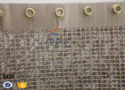 China Spiral Joint PTFE Coated Fiberglass Fabric Mesh Conveyor Belt High Intensity for sale