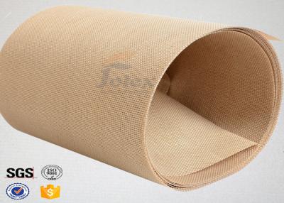 China Plain Width Ptfe Coated Fiberglass Cloth for Food Baking / Heat Sealing Machine for sale
