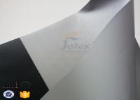 China Grey PVC Coated Fiberglass Fabric 300g/m² 0.40mm Thickness High Temperature Resistant Industrial Textile for sale