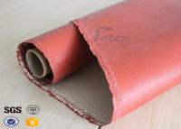 China 1200°F Silicone Coated Glass Cloth - Heat Resistant Fiberglass Fabric for Industrial Applications for sale