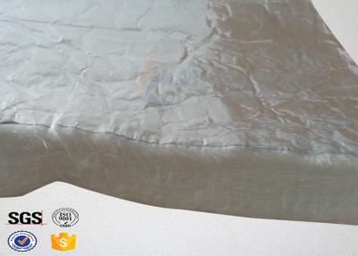 China 130 kg/m3 Aluminum Coated Fiber Glass Mat for Automotive Exhaust Systems - 1050°C Heat Resistance for sale